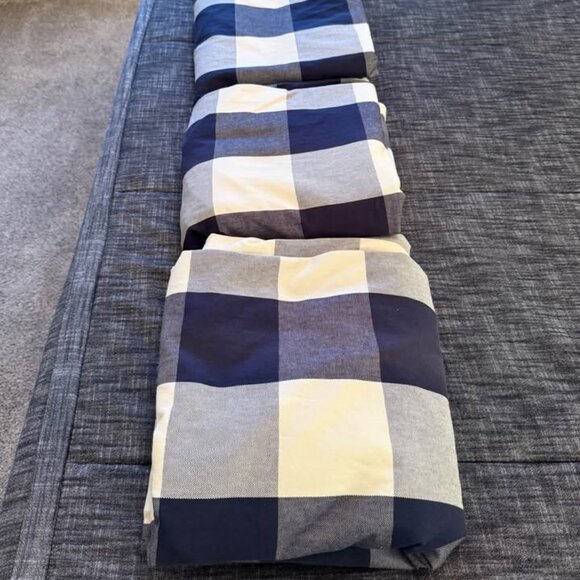 Pottery Barn | Accents | 2 Pottery Barn Bryce Buffalo Check Navy 5w X ...